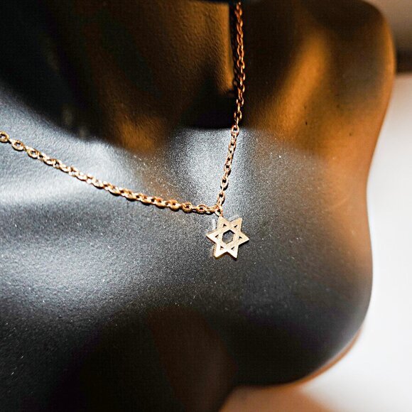 THE MINIMALIST | Jewelry | New Jewish Gold Star Necklace | Poshmark